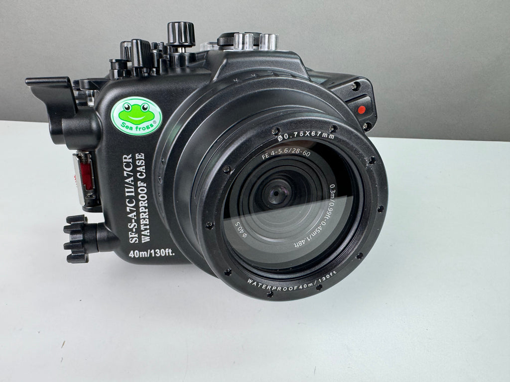 Sea Frogs seafrogs waterproof housing for Sony A7CII / A7CR cameras.
