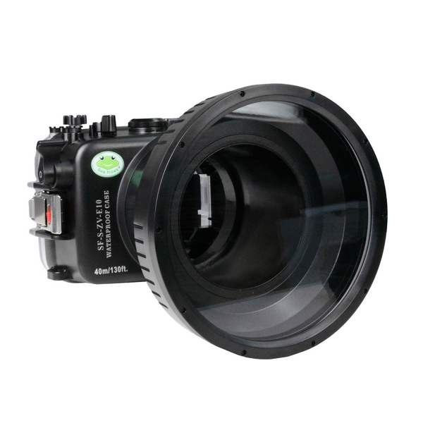 Sea Frogs Sony ZV-E10 40M/130FT Underwater camera housing with 6" Glas ...